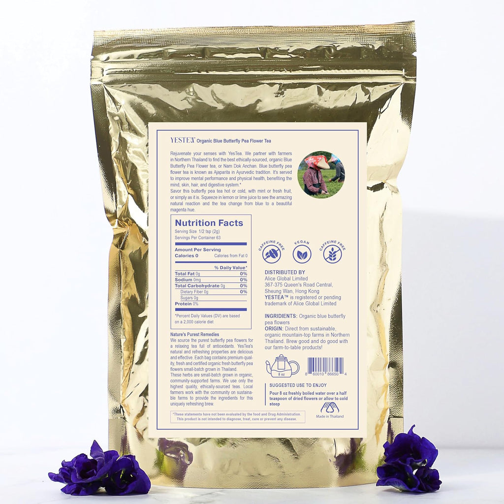 375 cups of butterfly pea goodness