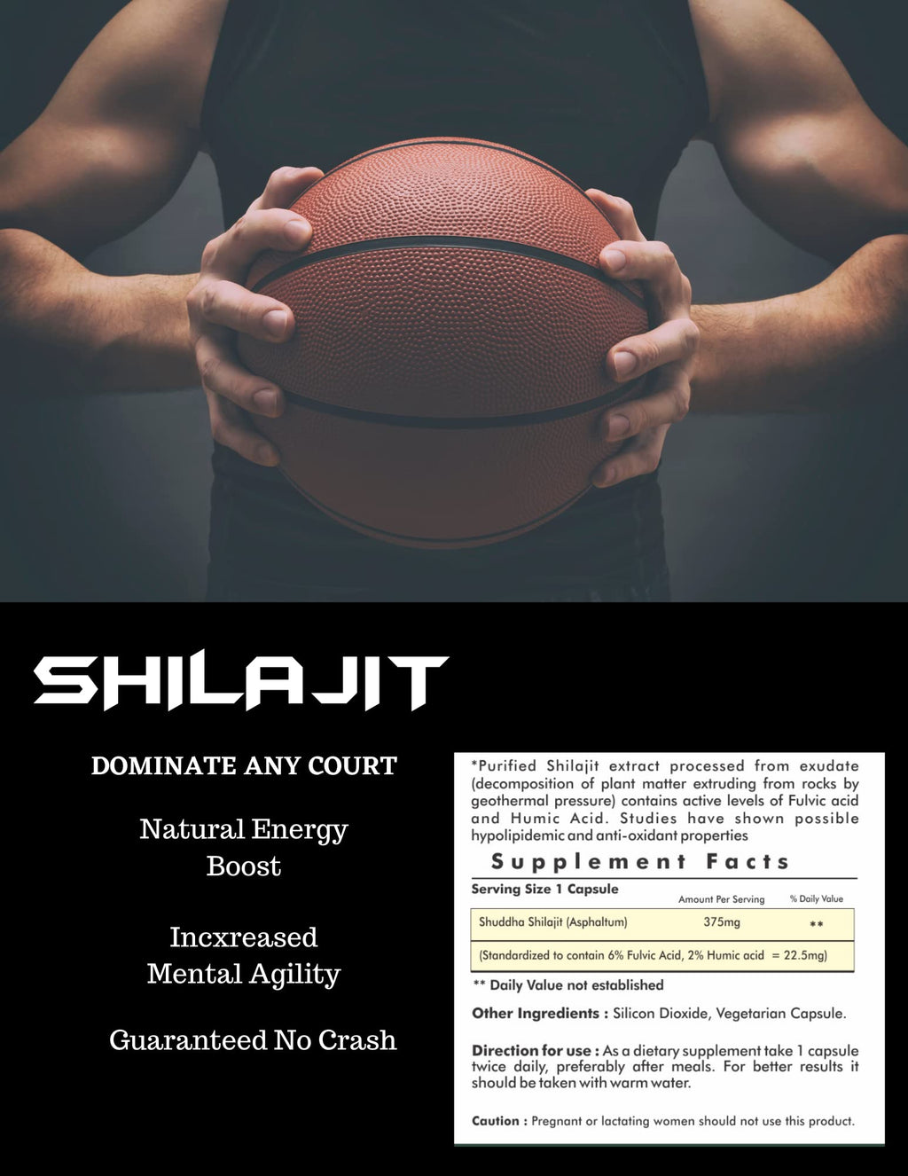 375 mg shilajit capsules for vitality