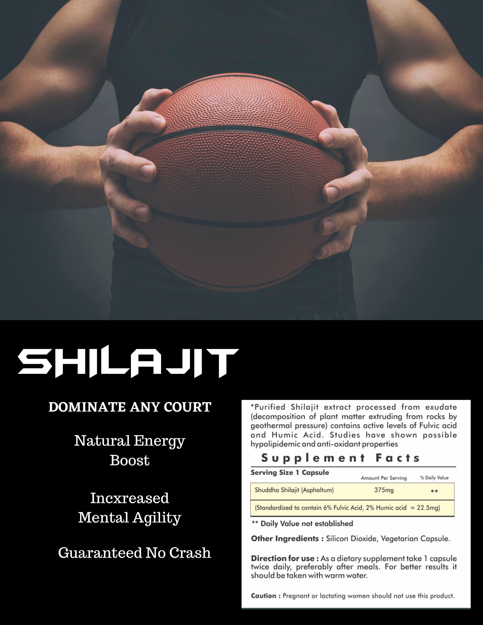 375 mg shilajit capsules for vitality