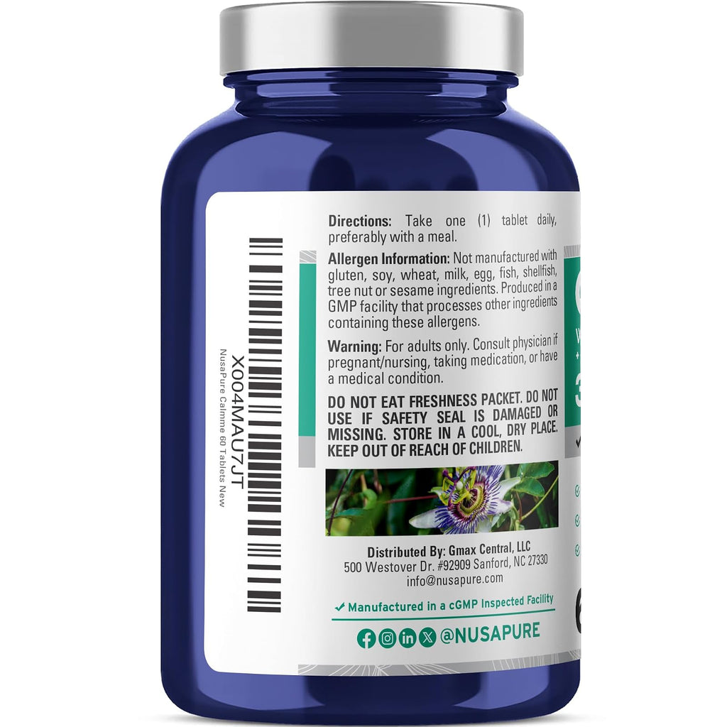 395 mg Calmme Blend stress relief formula