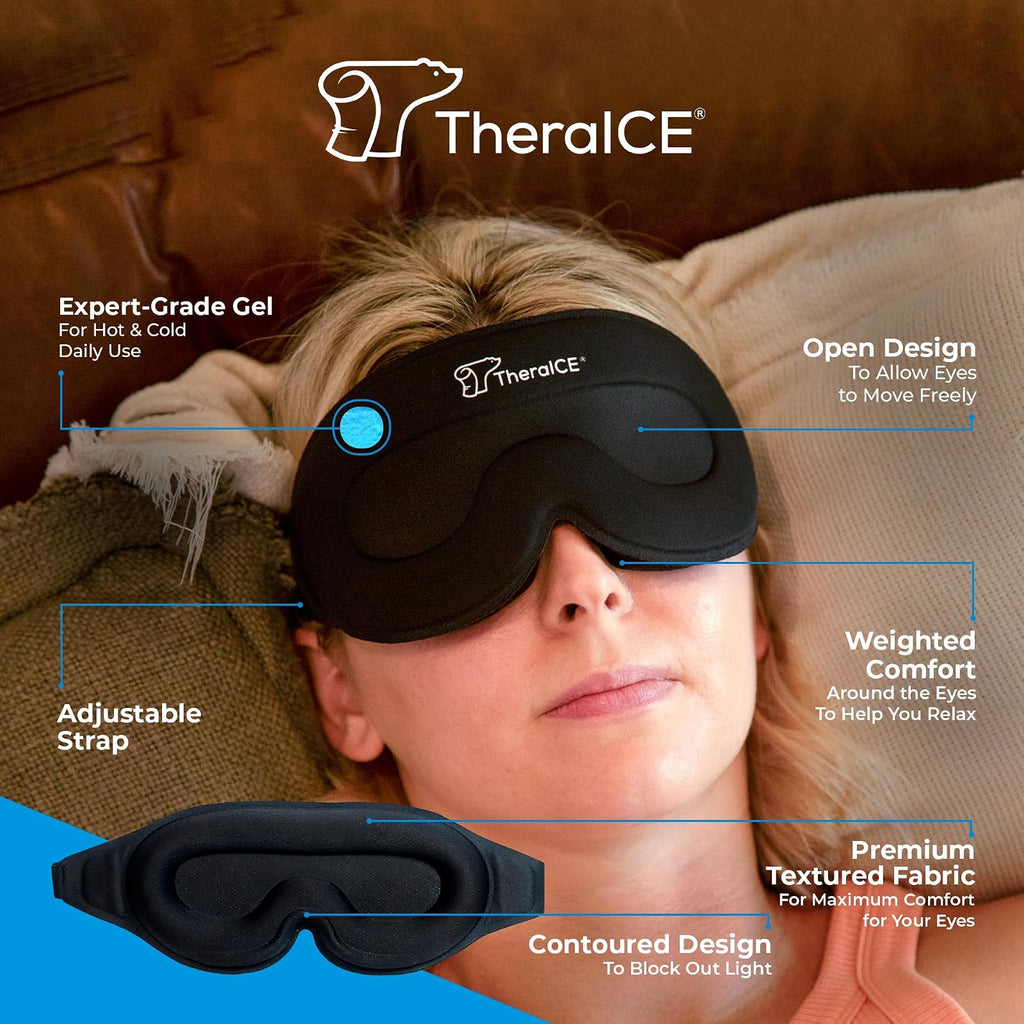 3D blackout eye cover for sleep