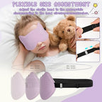 3D contoured eye mask for kids