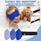 3D contoured eye mask for kids