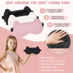 3D contoured eye mask for kids
