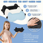 3D contoured eye mask for kids