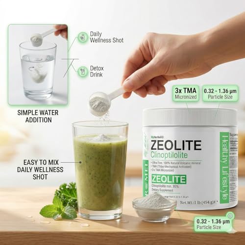 3X activated zeolite for detox