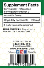3X concentrated royal jelly superfood