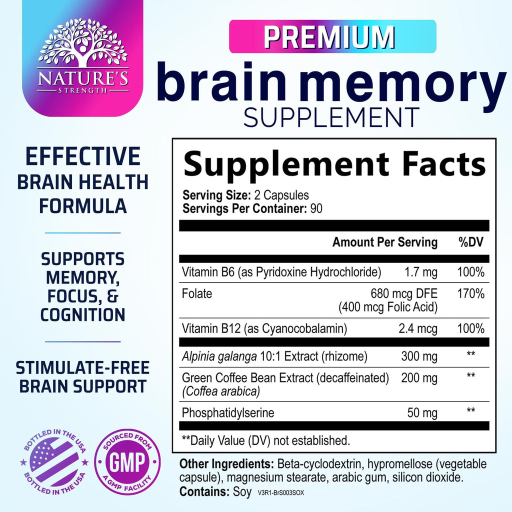 3X strength brain health capsules