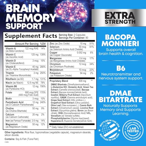 3X strength brain memory formula