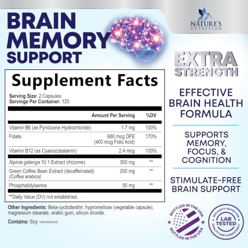3X strength brain memory support