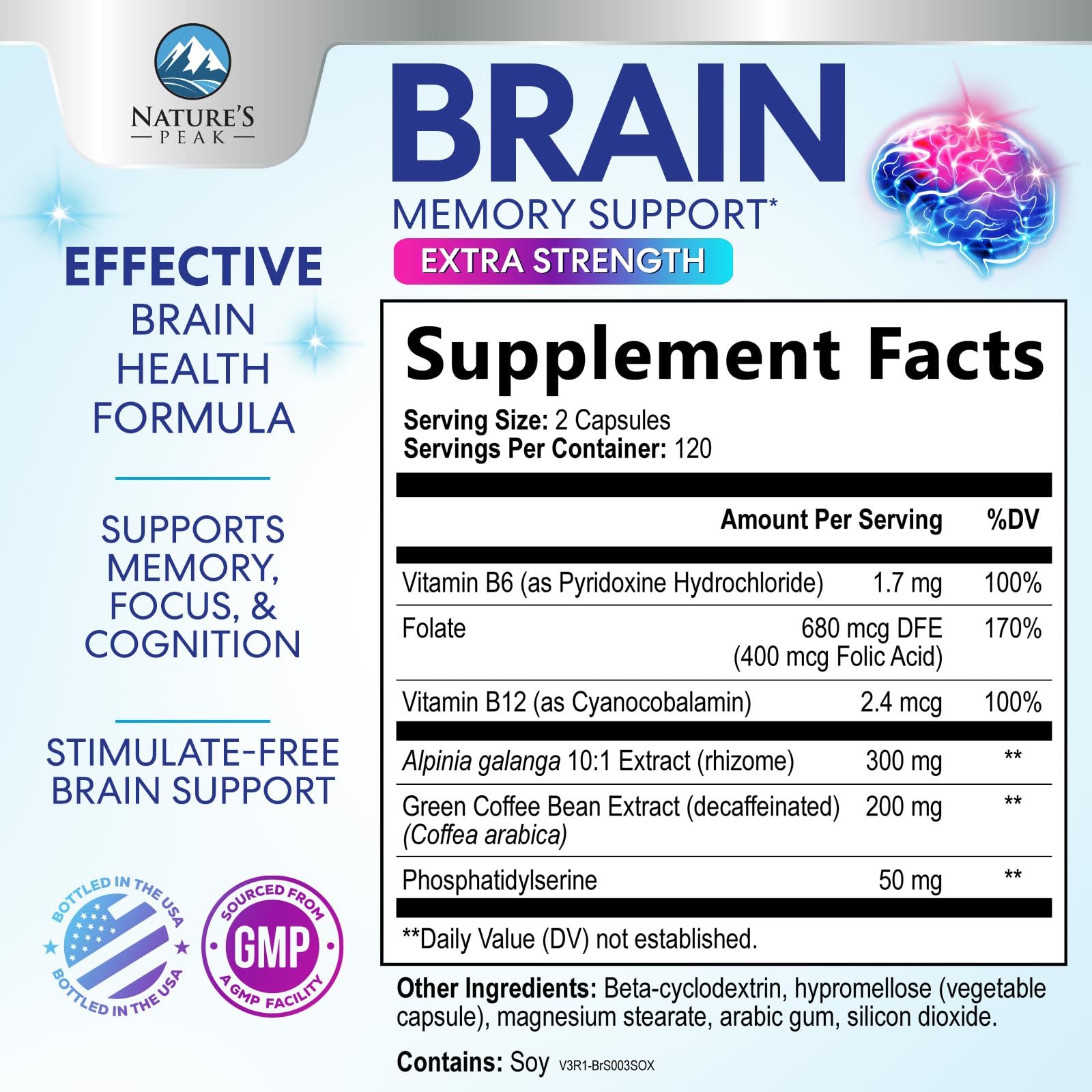 3X strength brain support capsules
