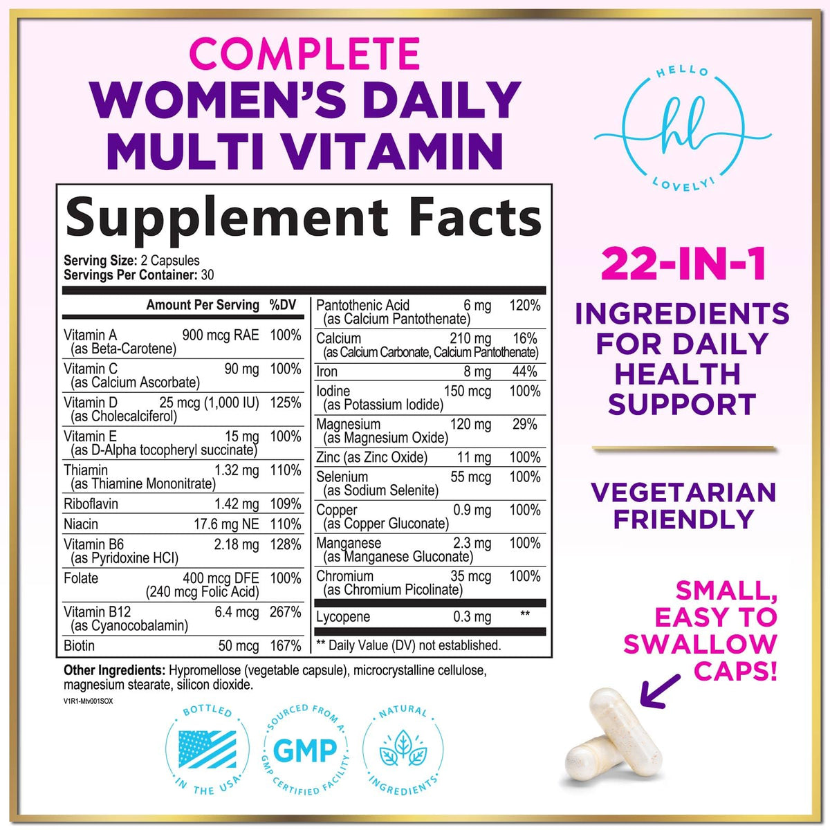 3X strength women's multivitamins