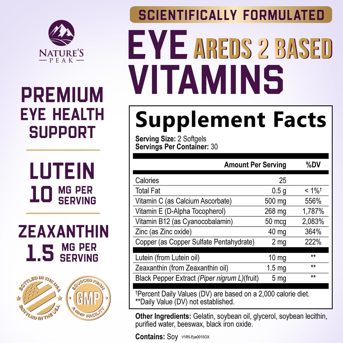 3x strength zeaxanthin for eye health