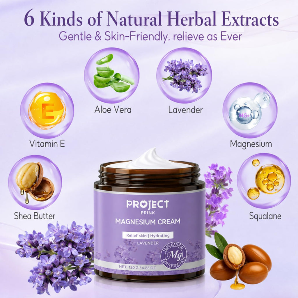 4.23 ounce magnesium cream jar