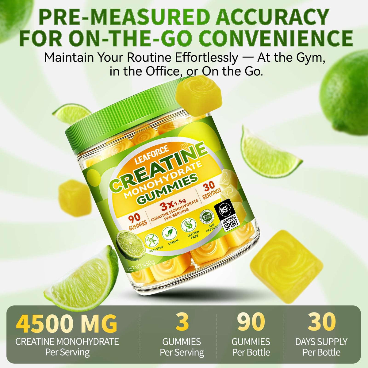 4.5 g creatine gummies for performance