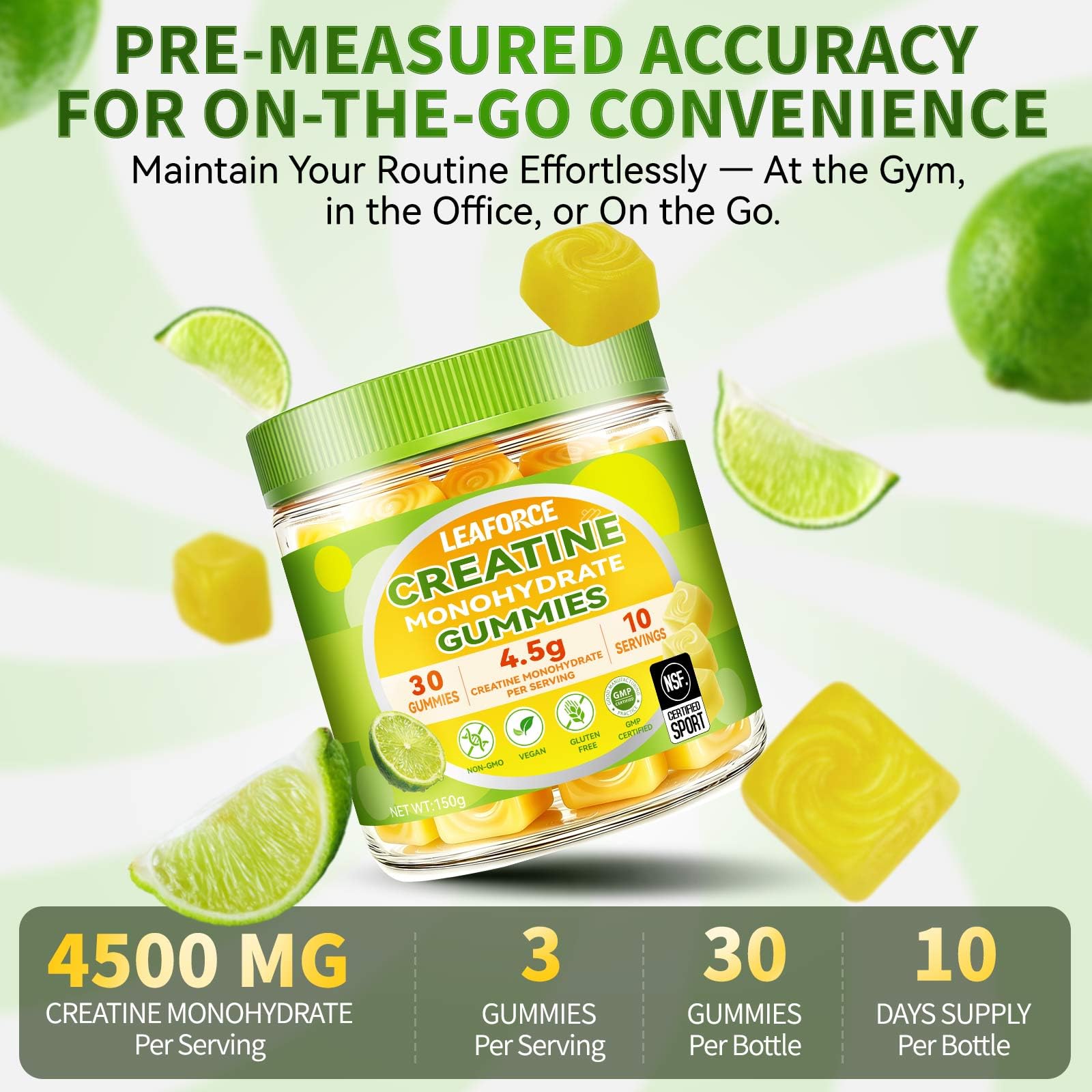 4.5 g creatine gummies for recovery