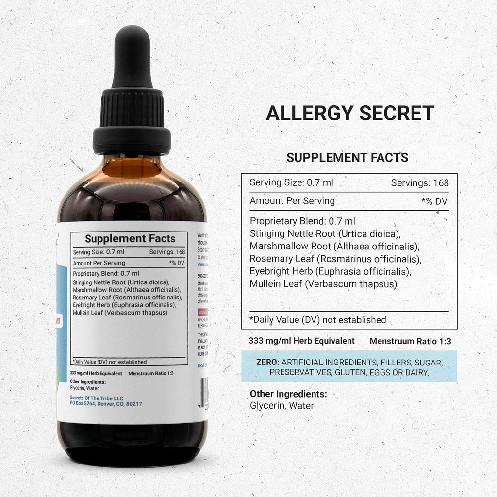 4 FL OZ allergy support tincture