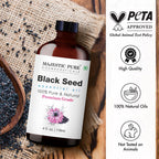 4 fl oz black seed oil bottle