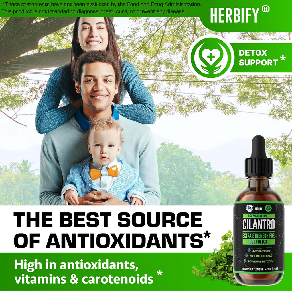 4 Fl Oz cilantro detox solution
