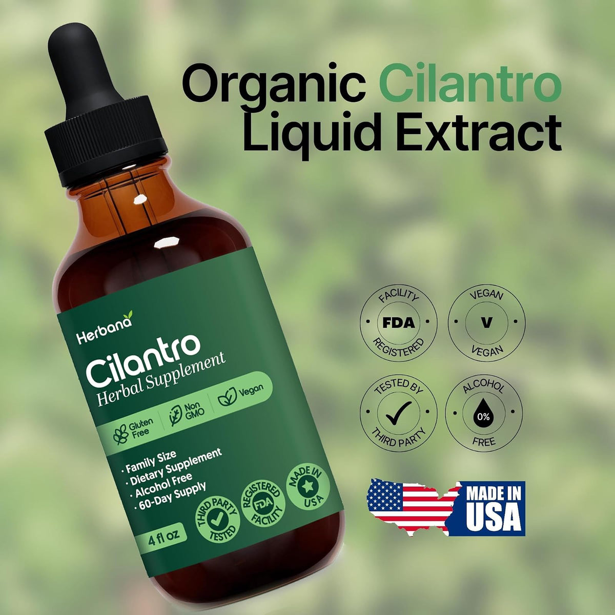 4 FL OZ cilantro leaf extract