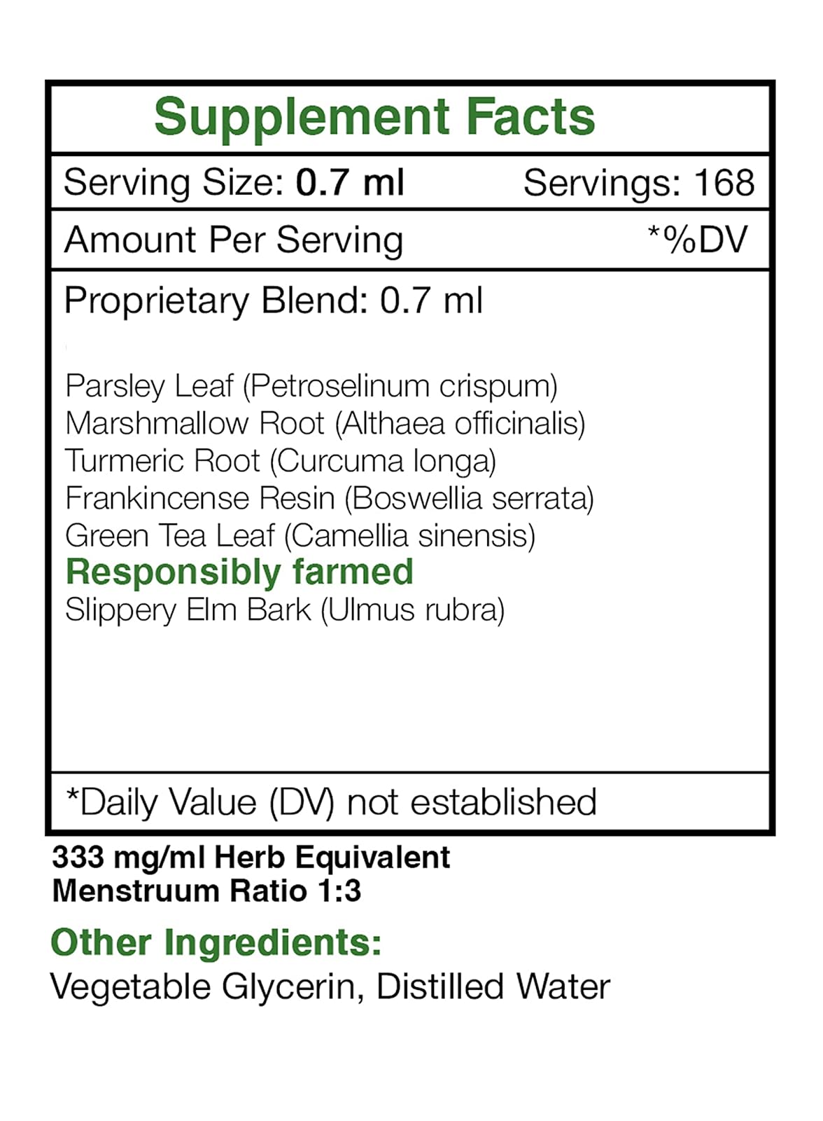 4 FL OZ Crohn's relief tincture