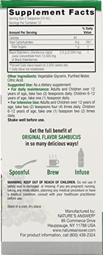 4 fl oz elderberry syrup for families
