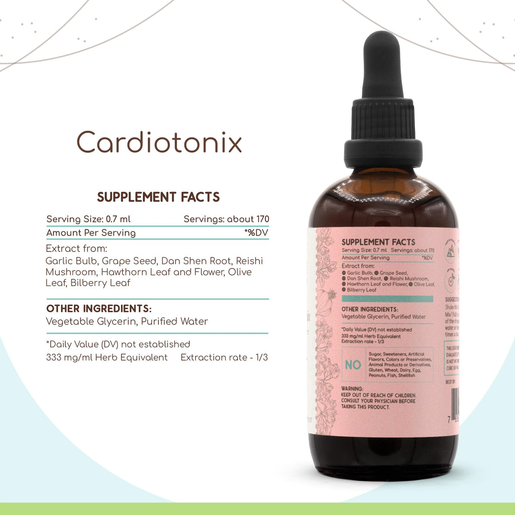 4 fl oz hawthorn extract bottle