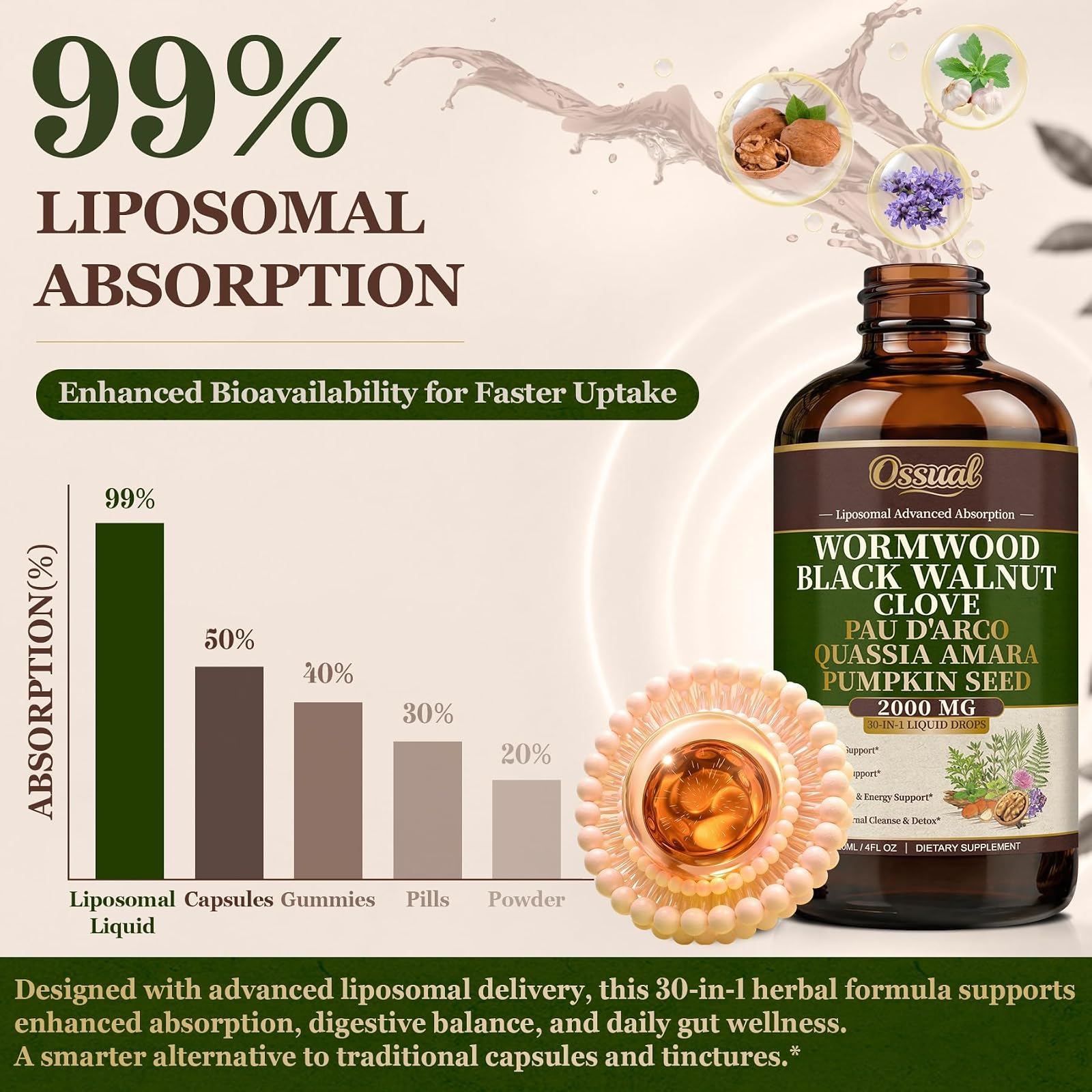 4 fl oz herbal cleanse solution