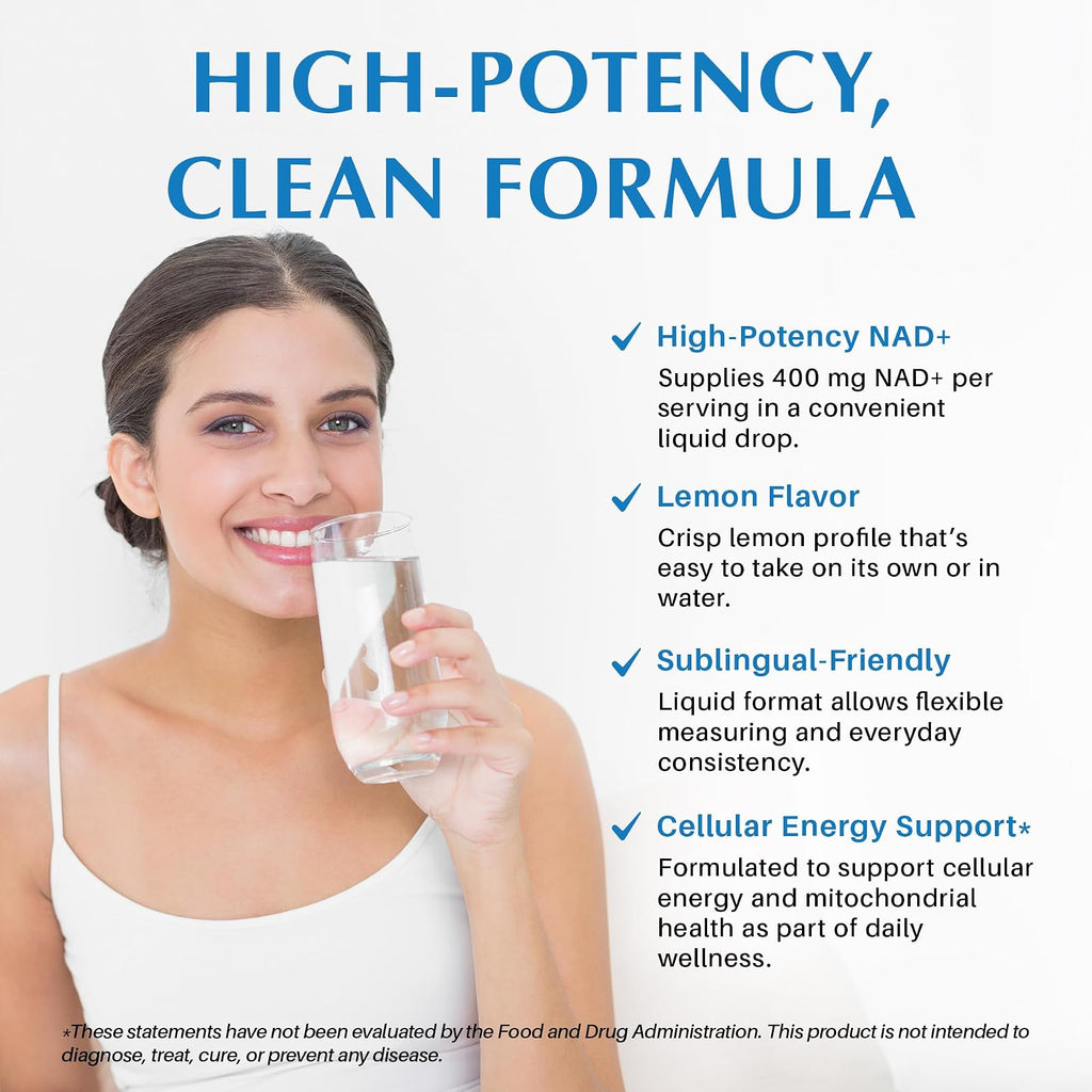 4 fl oz NAD+ drops for wellness
