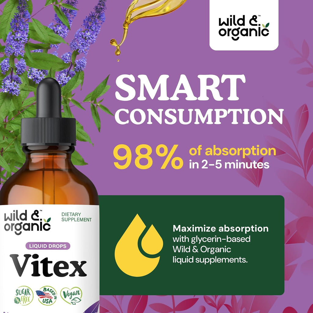 4 fl oz Vitex tincture for hormonal balance