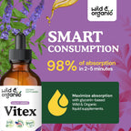 4 fl oz Vitex tincture for hormonal balance