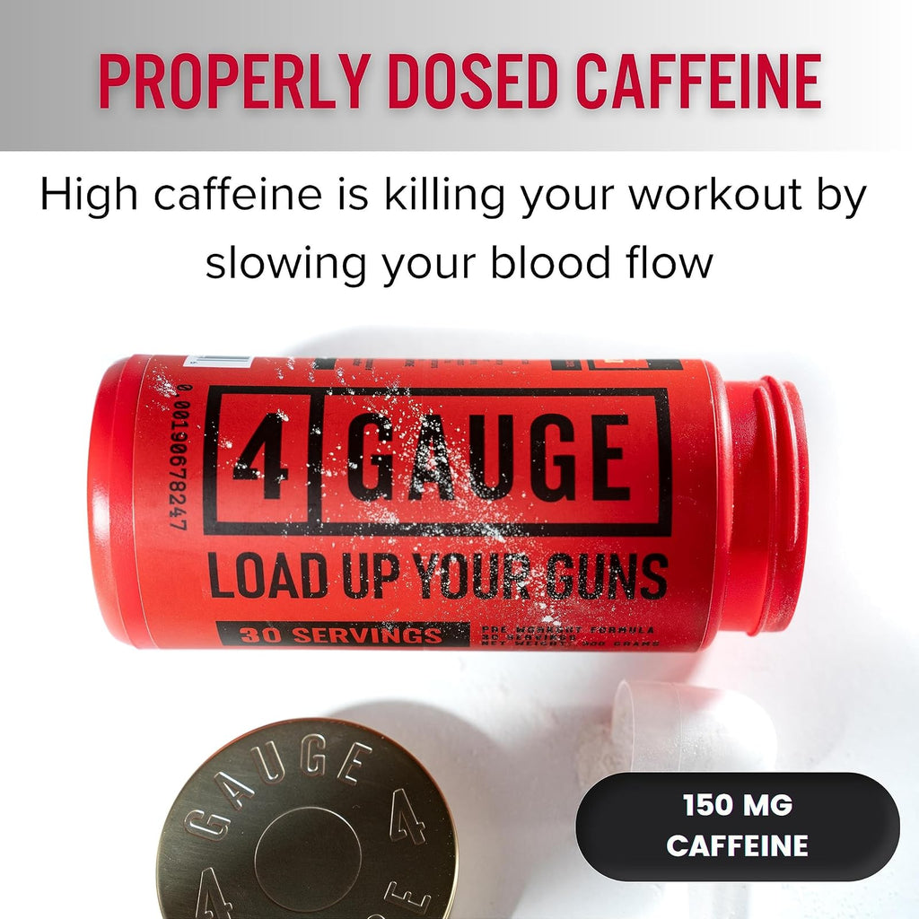 4 Gauge pre-workout for intense training