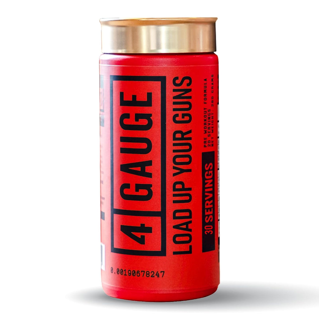 4 Gauge pre-workout powder fruit blast
