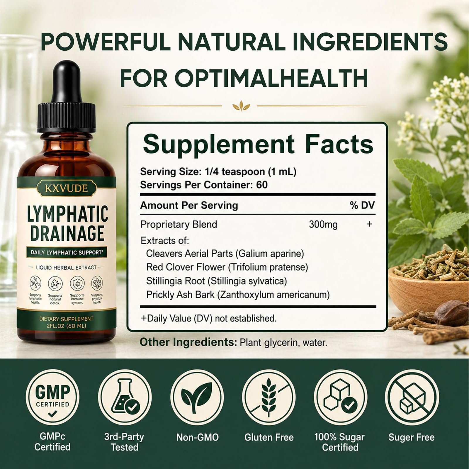 4-herb liquid for wellness