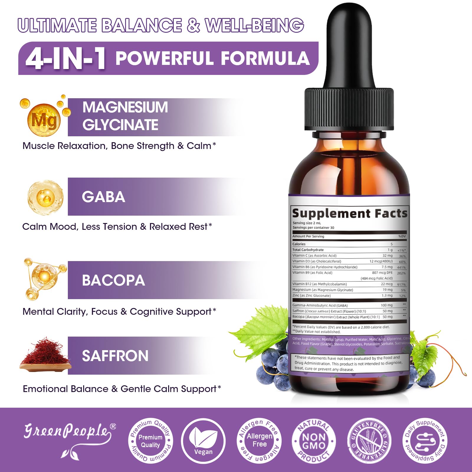 4-in-1 magnesium glycinate benefits