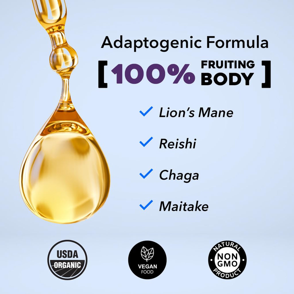4-in-1 mushroom formula benefits
