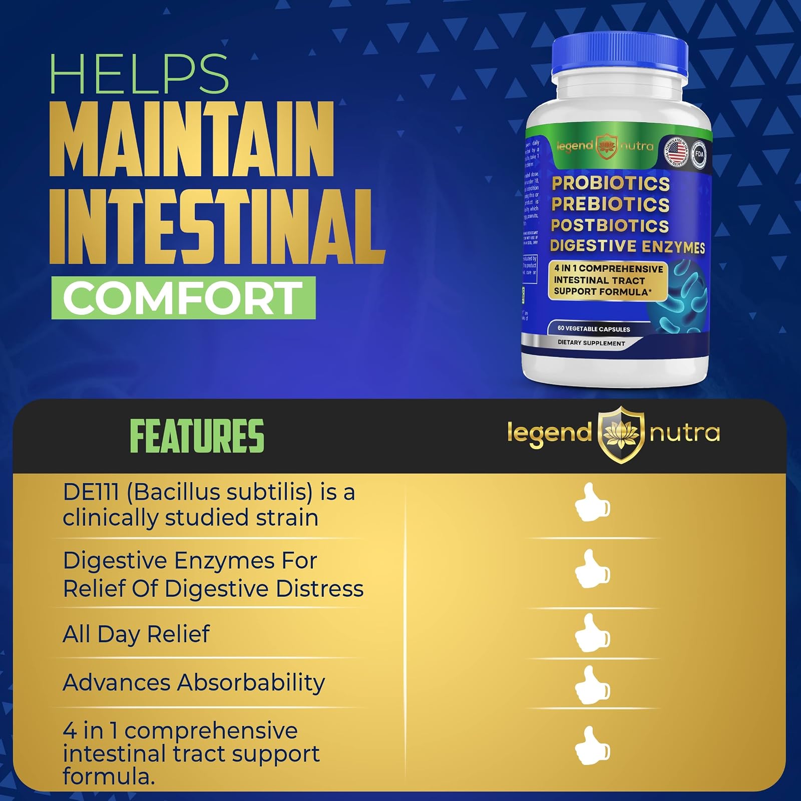 4-in-1 probiotics for overall wellness