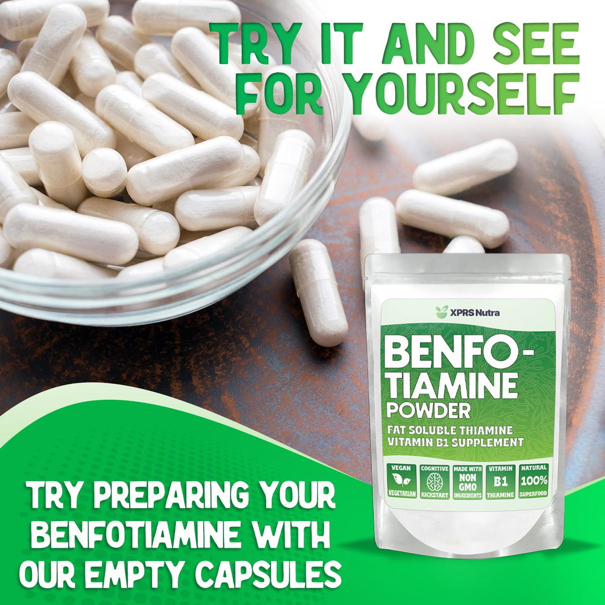 4 ounce Vitamin B1 powder container