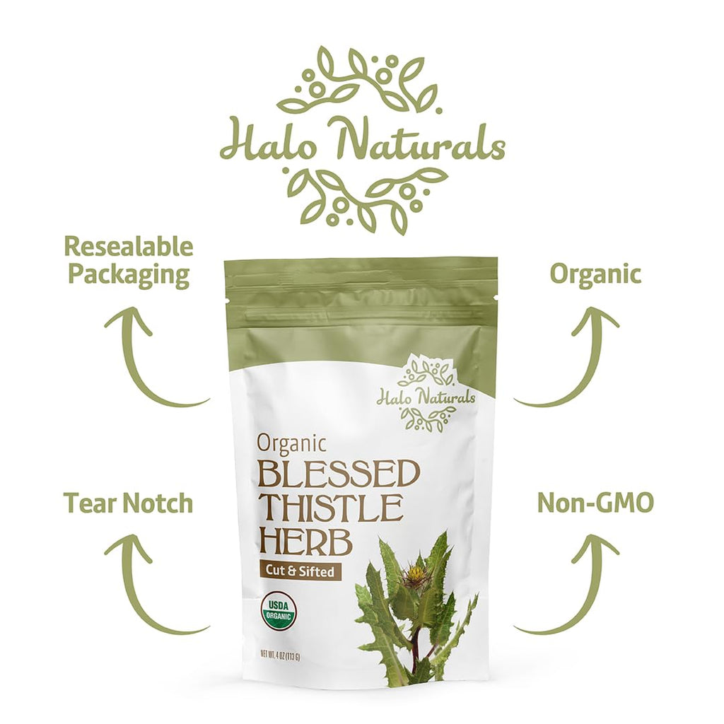 4 ounces of organic thistle tea