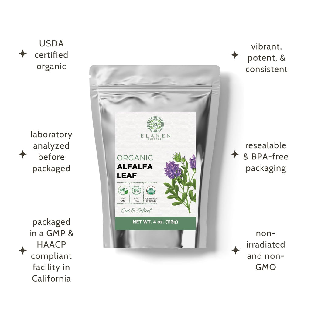4 oz alfalfa tea for detox