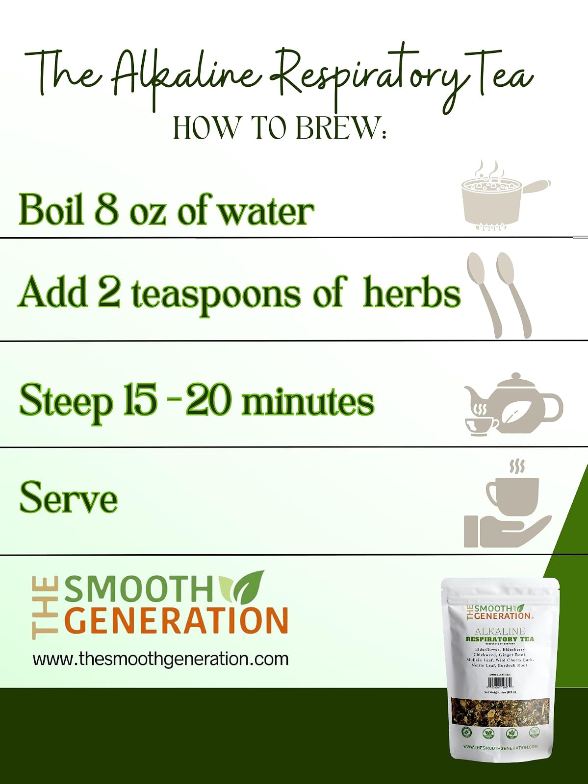4 oz alkaline herbal tea blend