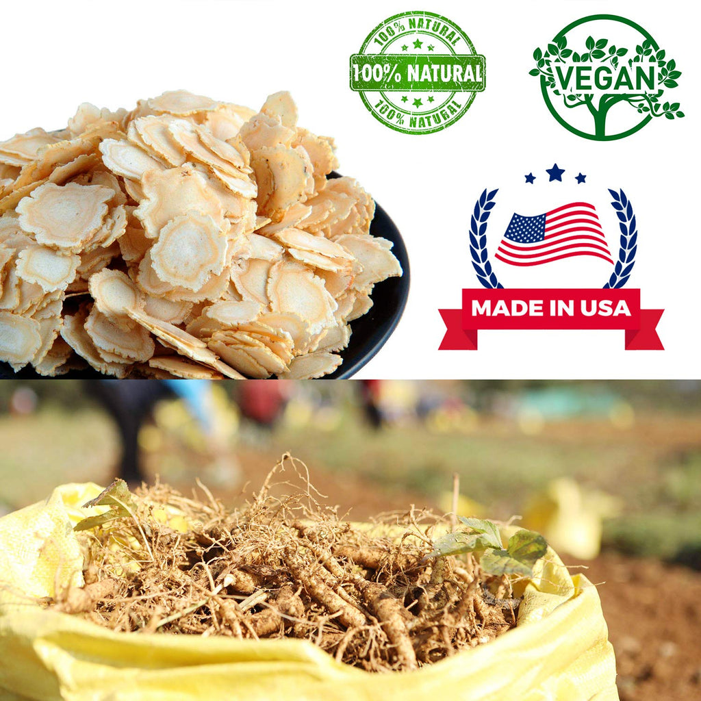 4 oz American ginseng slices pack