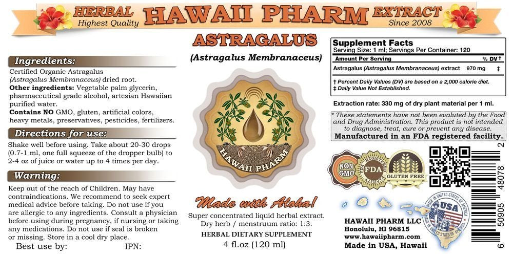4 oz astragalus herbal supplement