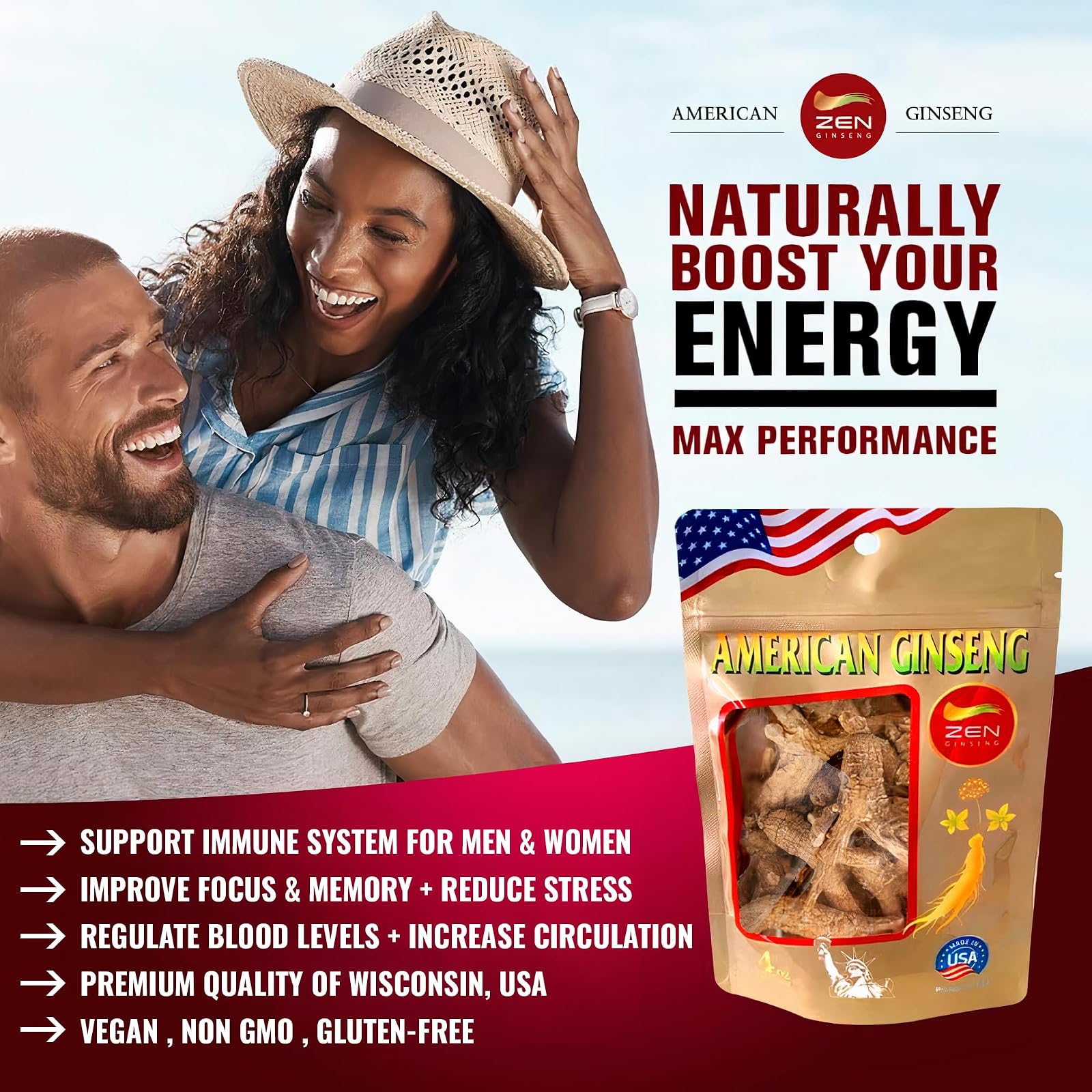 4 oz bag of ginseng