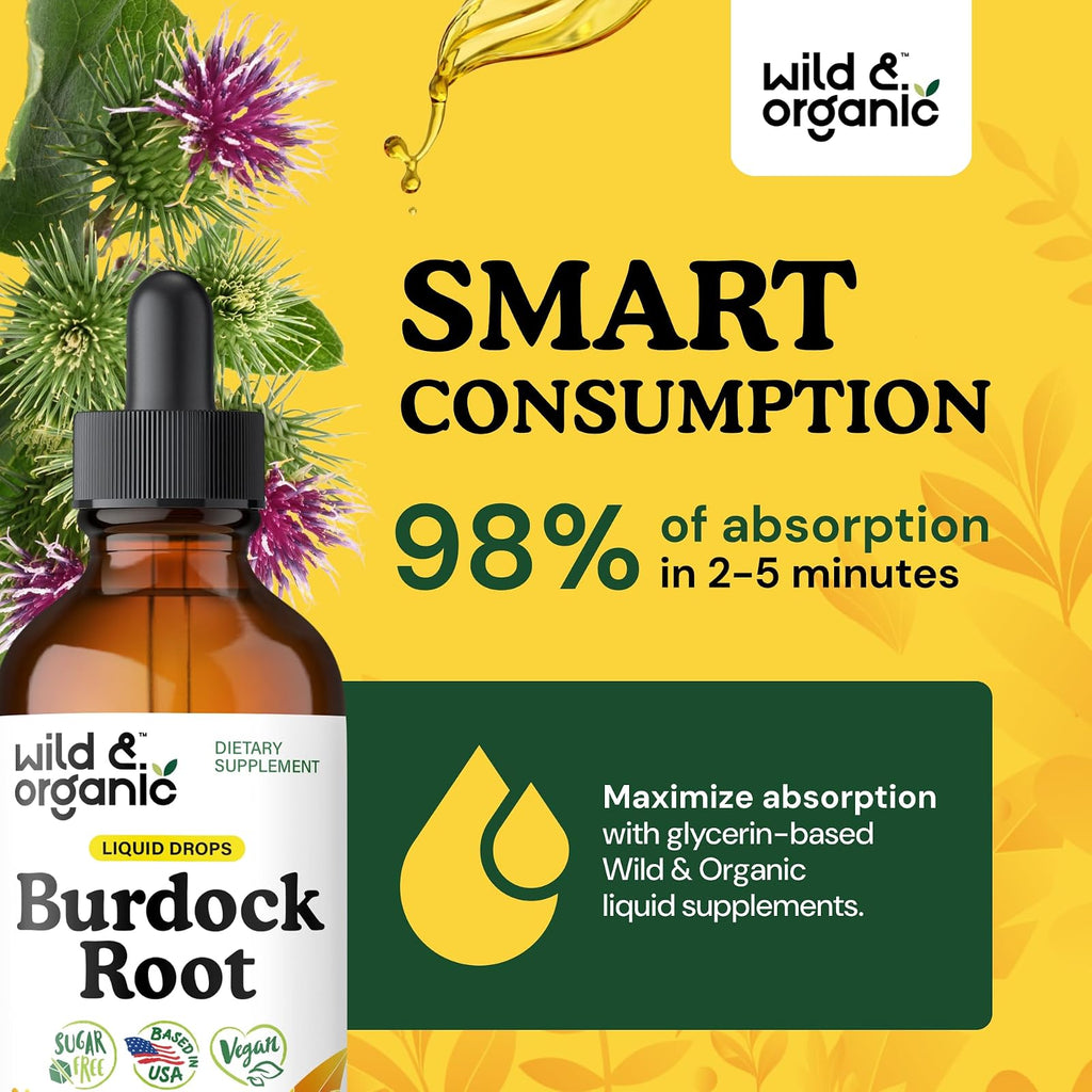 4 oz burdock root tincture for health