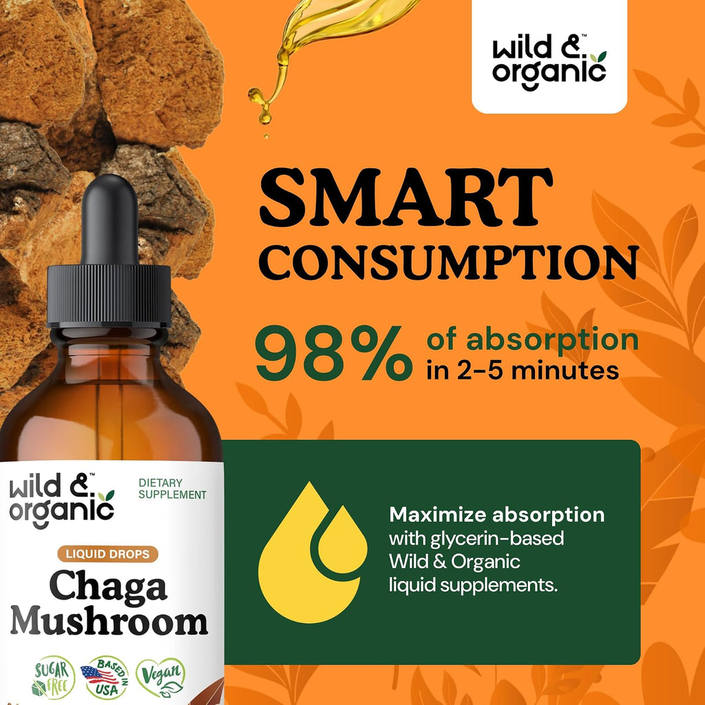 4 oz chaga supplement for vitality