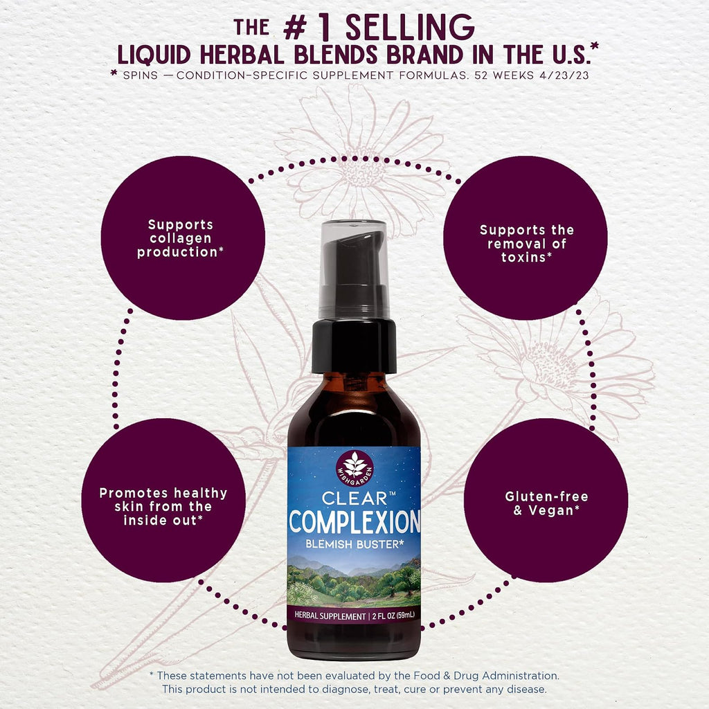 4 oz Clear Complexion Tincture