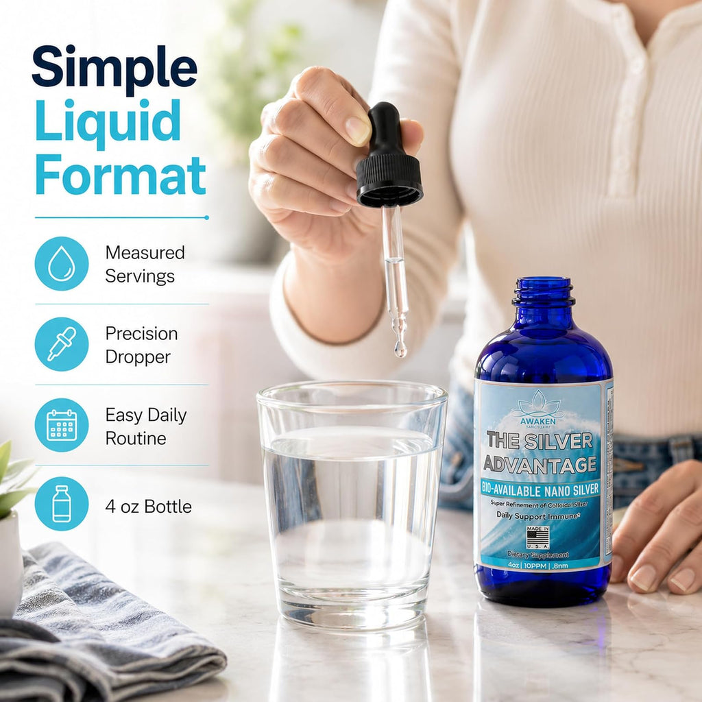 4 oz colloidal silver for skin care