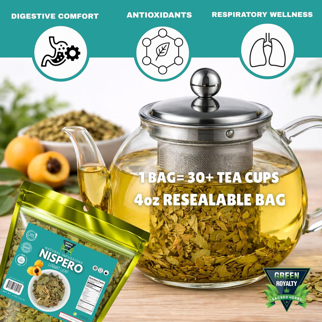 4 oz GREEN ROYALTY tea package