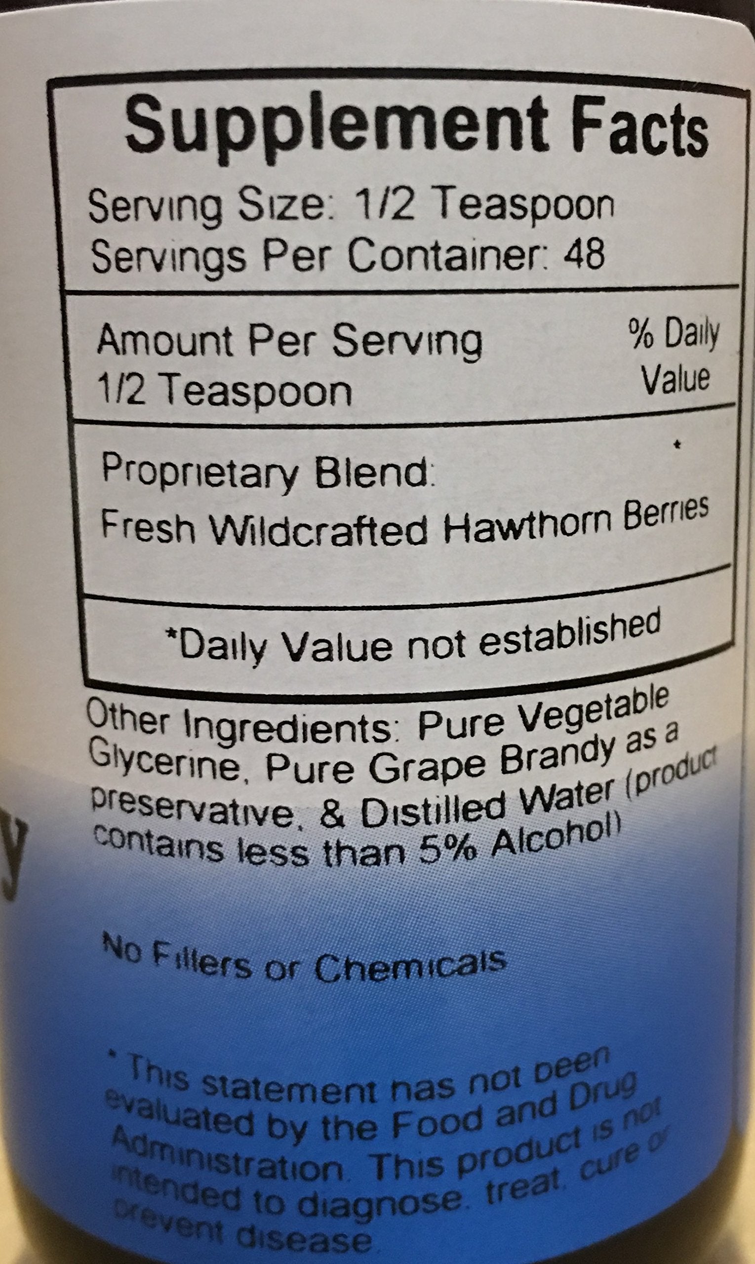 4 oz hawthorn syrup for daily use
